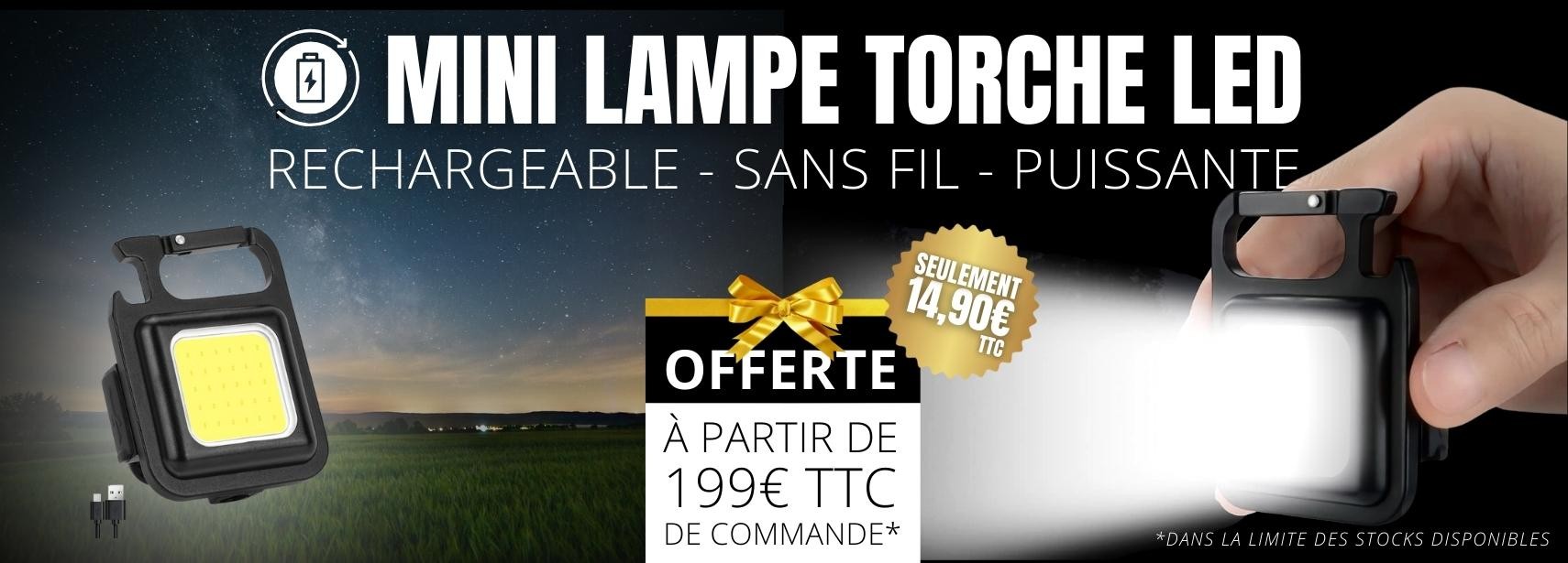 Mini lampe torche LED offerte